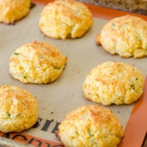 Cheddar Drop Biscuits Recipe (Quick and Easy) - Fifteen Spatulas