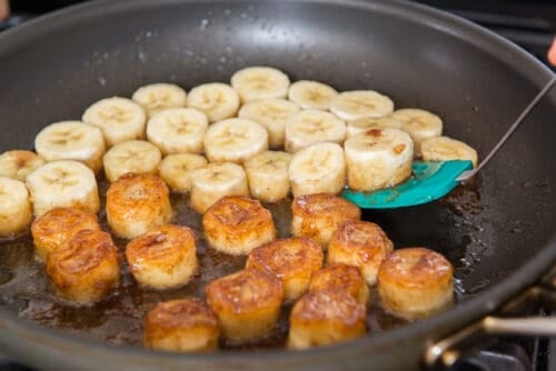Pan Fried Honey Bananas - Fifteen Spatulas
